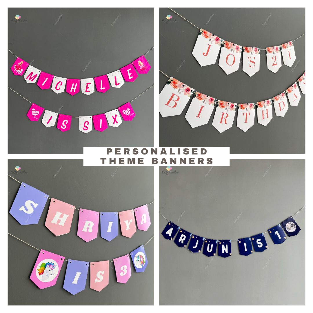 Personalised Theme Banner – Party Panther