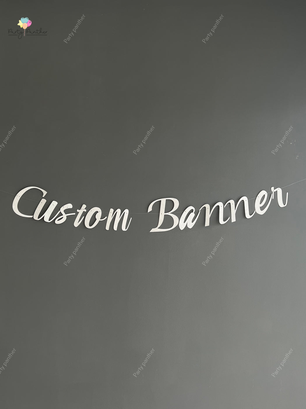 Personalised Cursive Banner – Party Panther