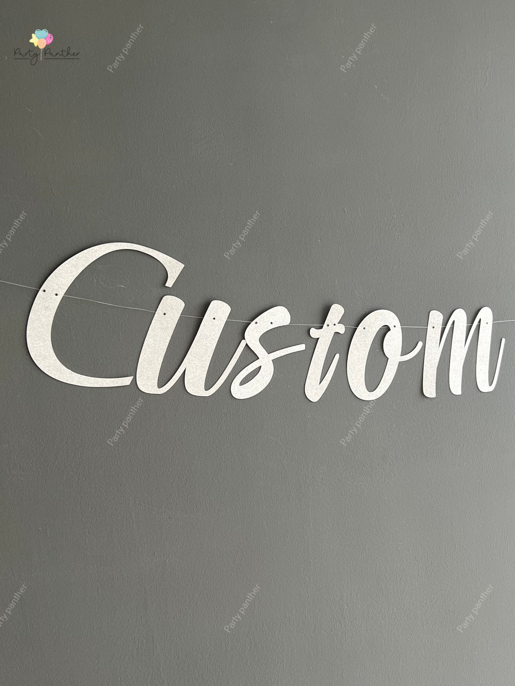 Personalised Cursive Banner – Party Panther